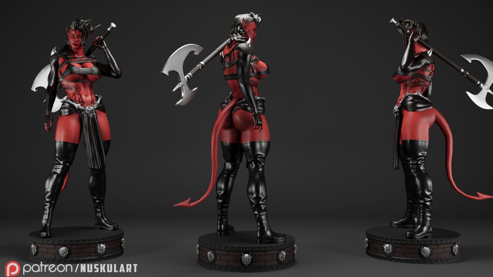 Karlach - Baldurs Gate - Collectible 3D Printing Stl 3D model 3D ...