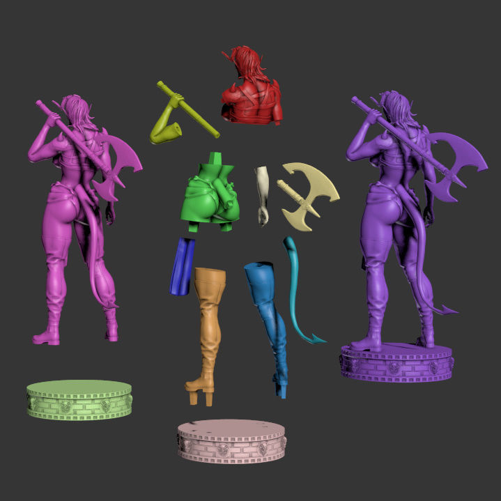 Karlach - Baldurs Gate - Collectible 3D Printing Stl 3D model 3D ...