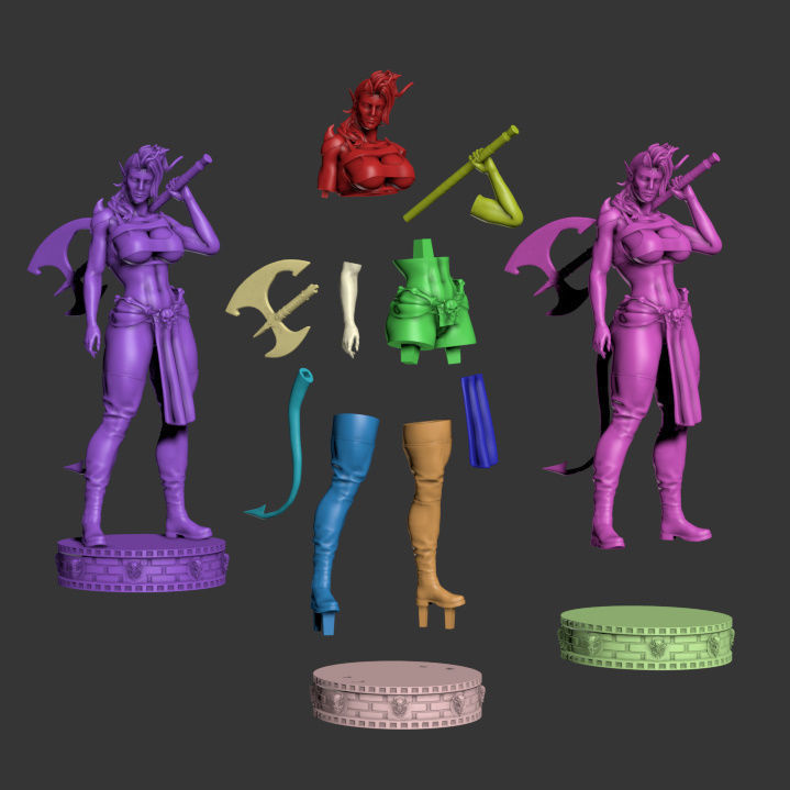 Karlach - Baldurs Gate - Collectible 3D Printing Stl 3D model 3D ...