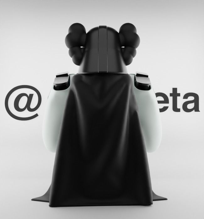 Kaws Darth Vader Controller Stand Play Station Xbox for Print 3D model ...