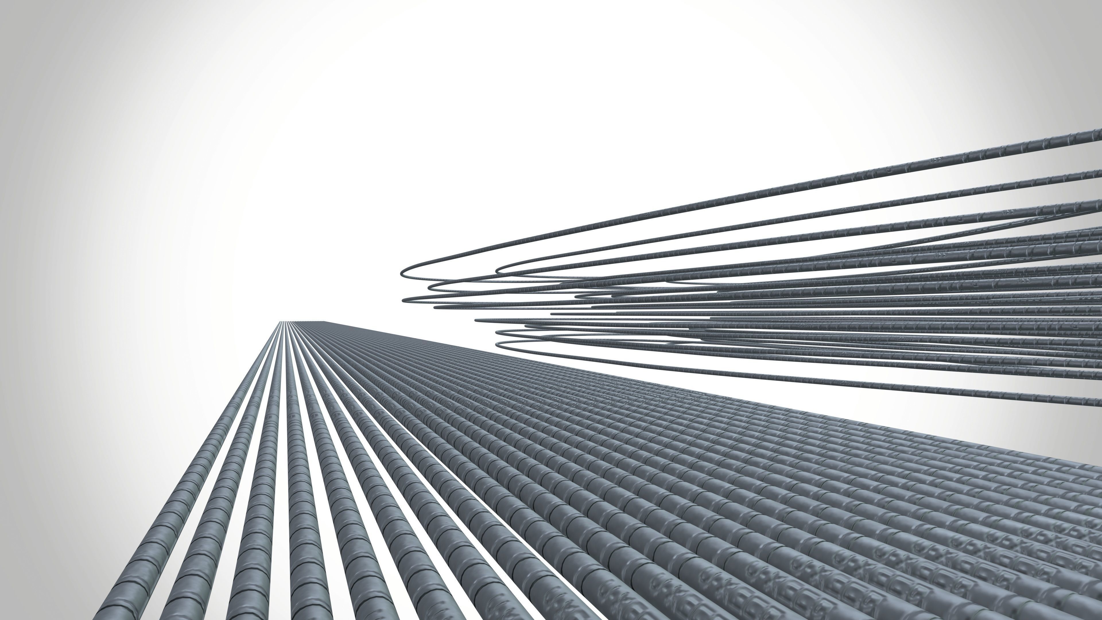 TMT Steel Bars Construction 3D model | CGTrader