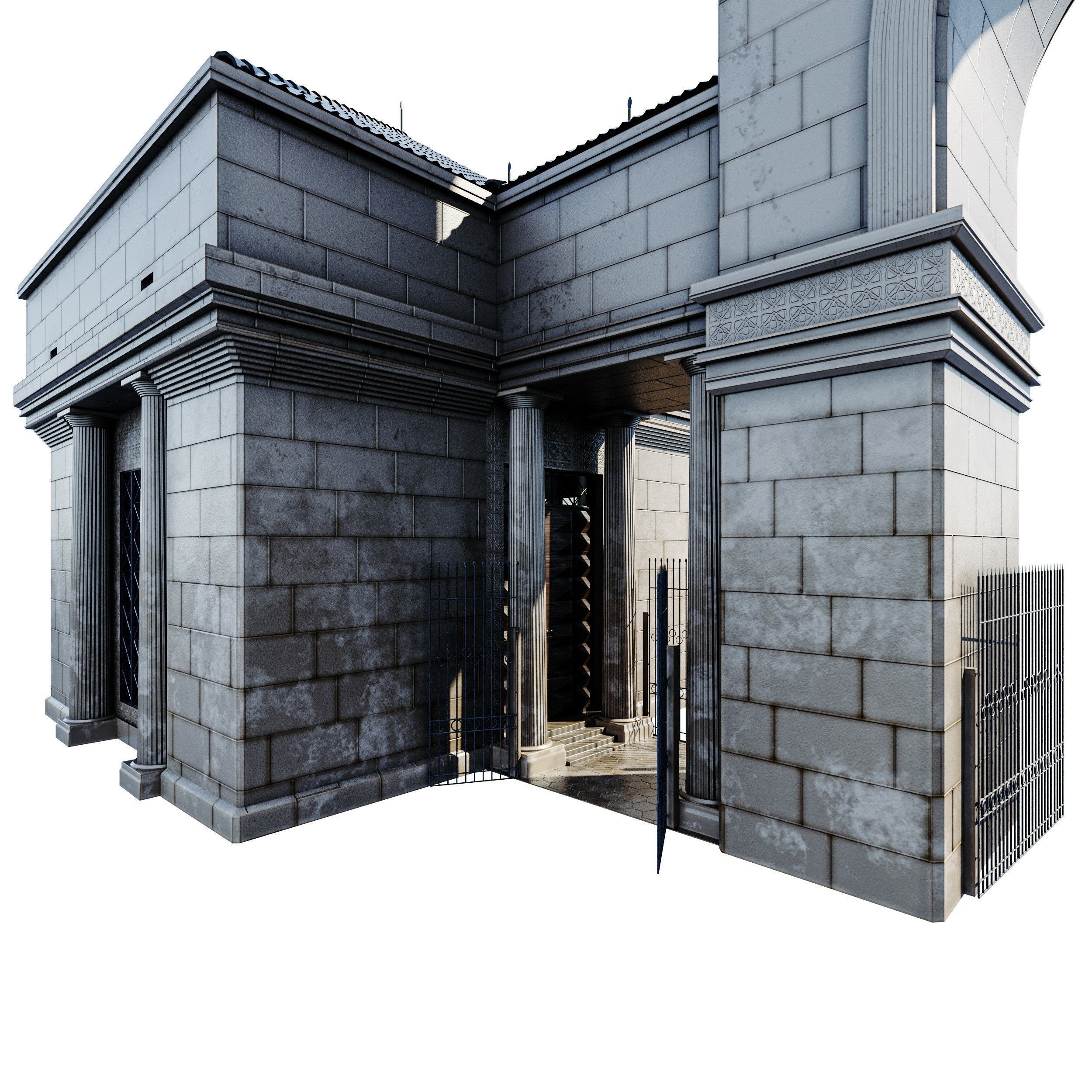 Main Street Gate 3D model | CGTrader