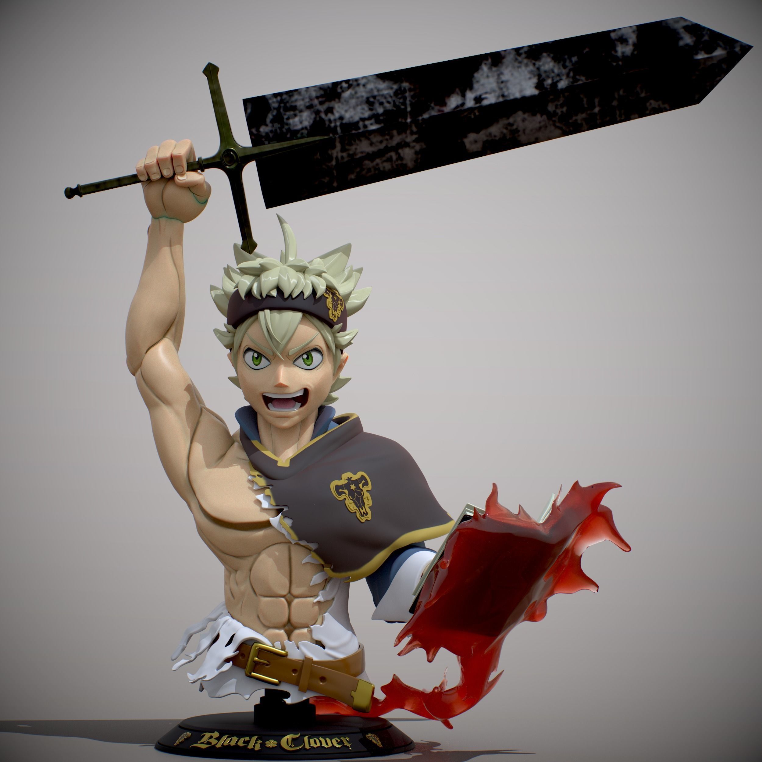 Asta Black Cover fanart 3D model 3D printable | CGTrader