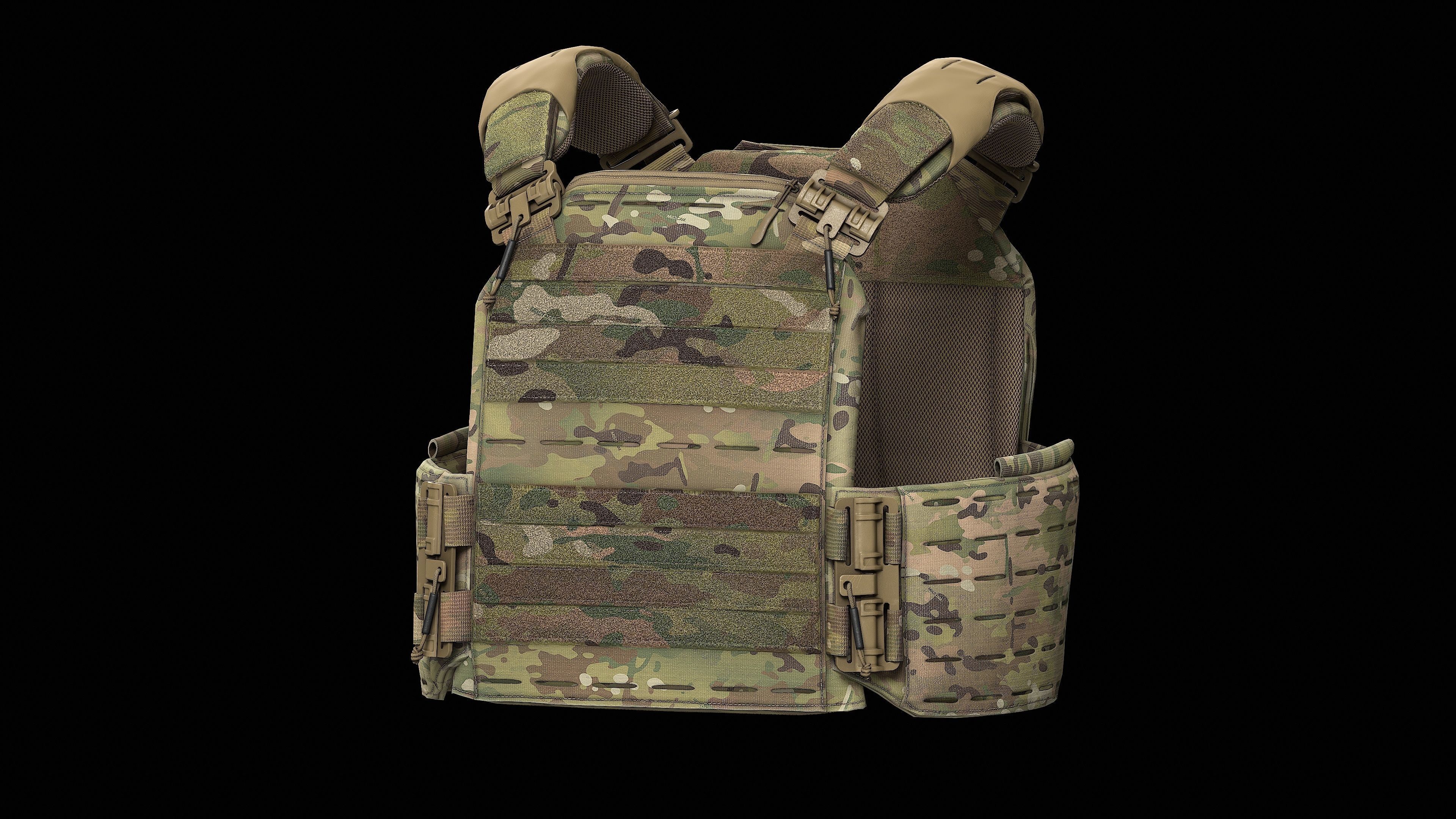3D model Strandhogg v3 SAPI Cut Plate Carrier VR / AR / low-poly | CGTrader