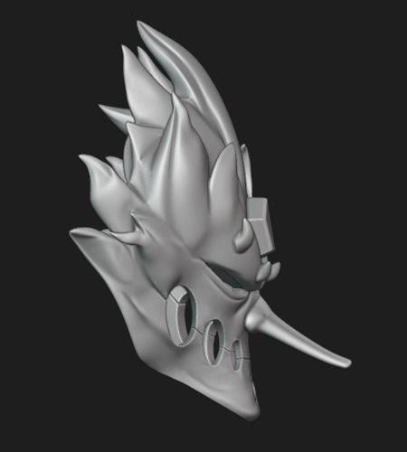Sasuke mask 3D model 3D printable | CGTrader