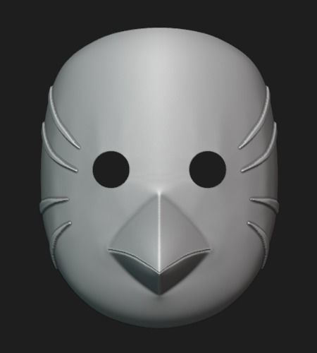 Hidden Leaf Anbu Bird Mask 3D model 3D printable | CGTrader