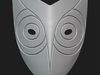 Hidden Leaf Anbu Horned Owl Mask 3D model 3D printable | CGTrader