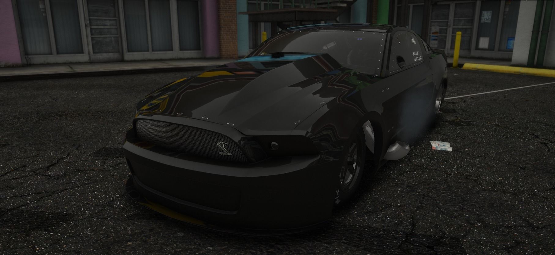 3D model MUSTANG GT500 FIVEM AND BLEND FILE INSANE DETAIL LOW POLY VR ...