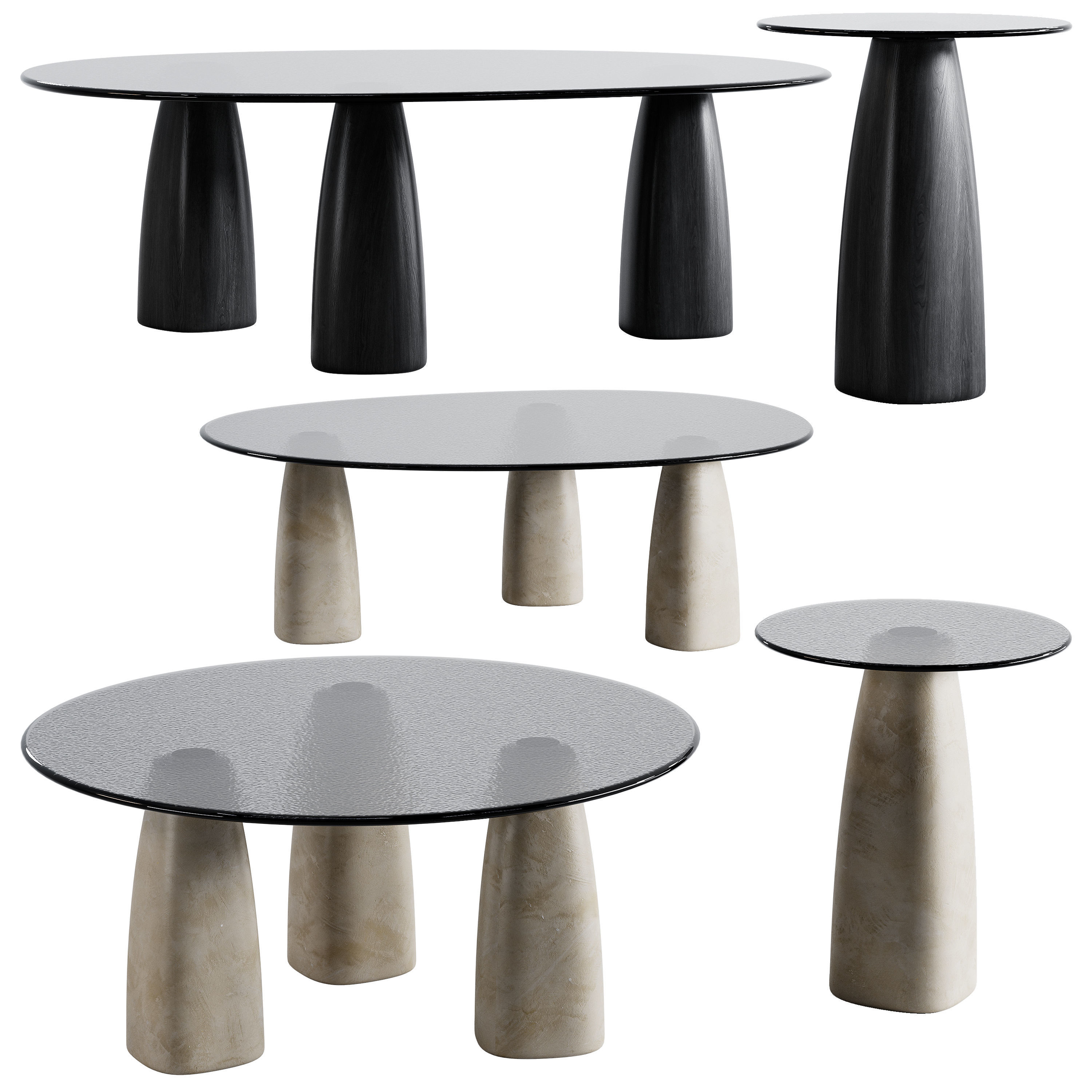 Poliform Strata Glass 3D model | CGTrader