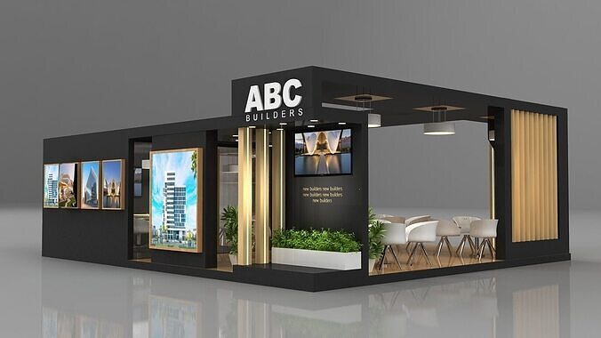 kiosk design 3D model | CGTrader