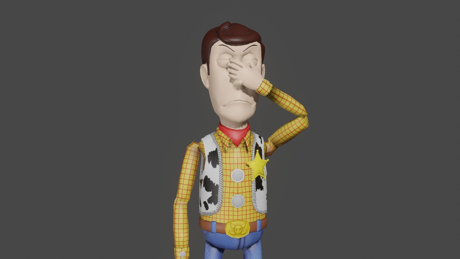 SFM Woody free 3D model rigged | CGTrader