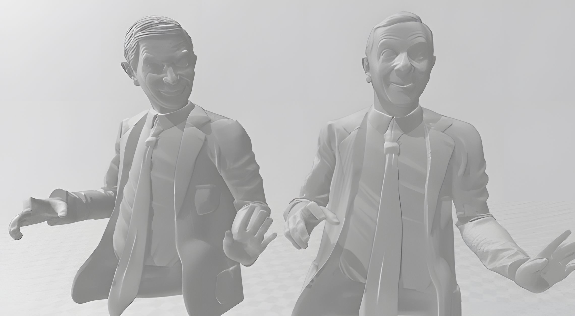 Mr Bean Rowan Atkinson Action Figures Custom 3D Print Model 3D model 3D ...