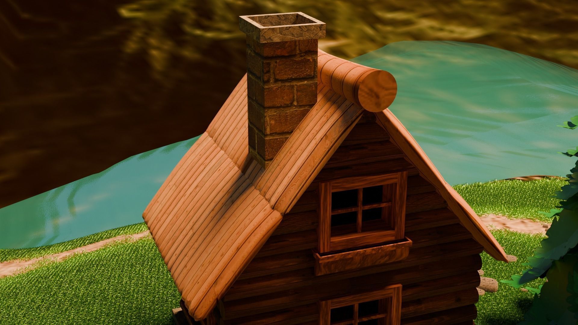 Medieval Stronghold And Village free VR / AR / low-poly 3D model ...