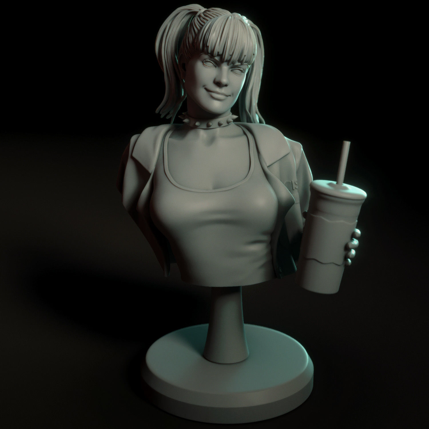 Abby Sciuto from NCIS - 3D Bust free 3D model 3D printable | CGTrader