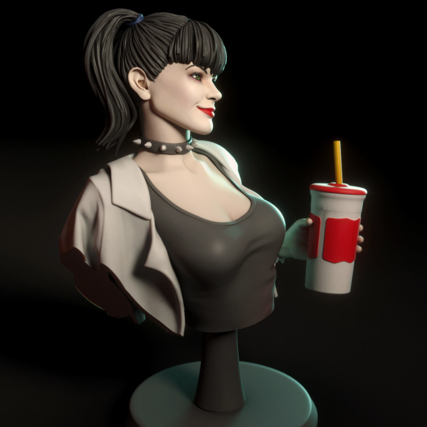 Abby Sciuto from NCIS - 3D Bust free 3D model 3D printable | CGTrader