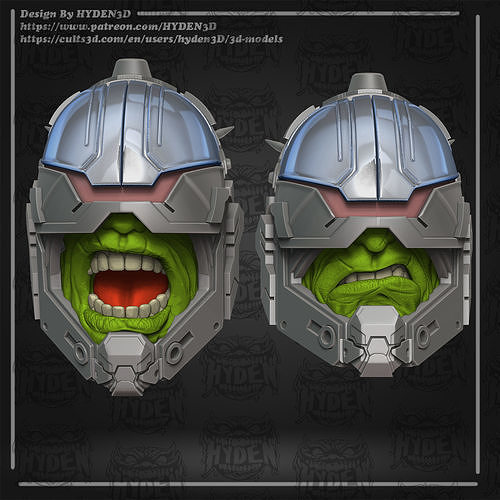 hulk spaceship 3D model 3D printable | CGTrader