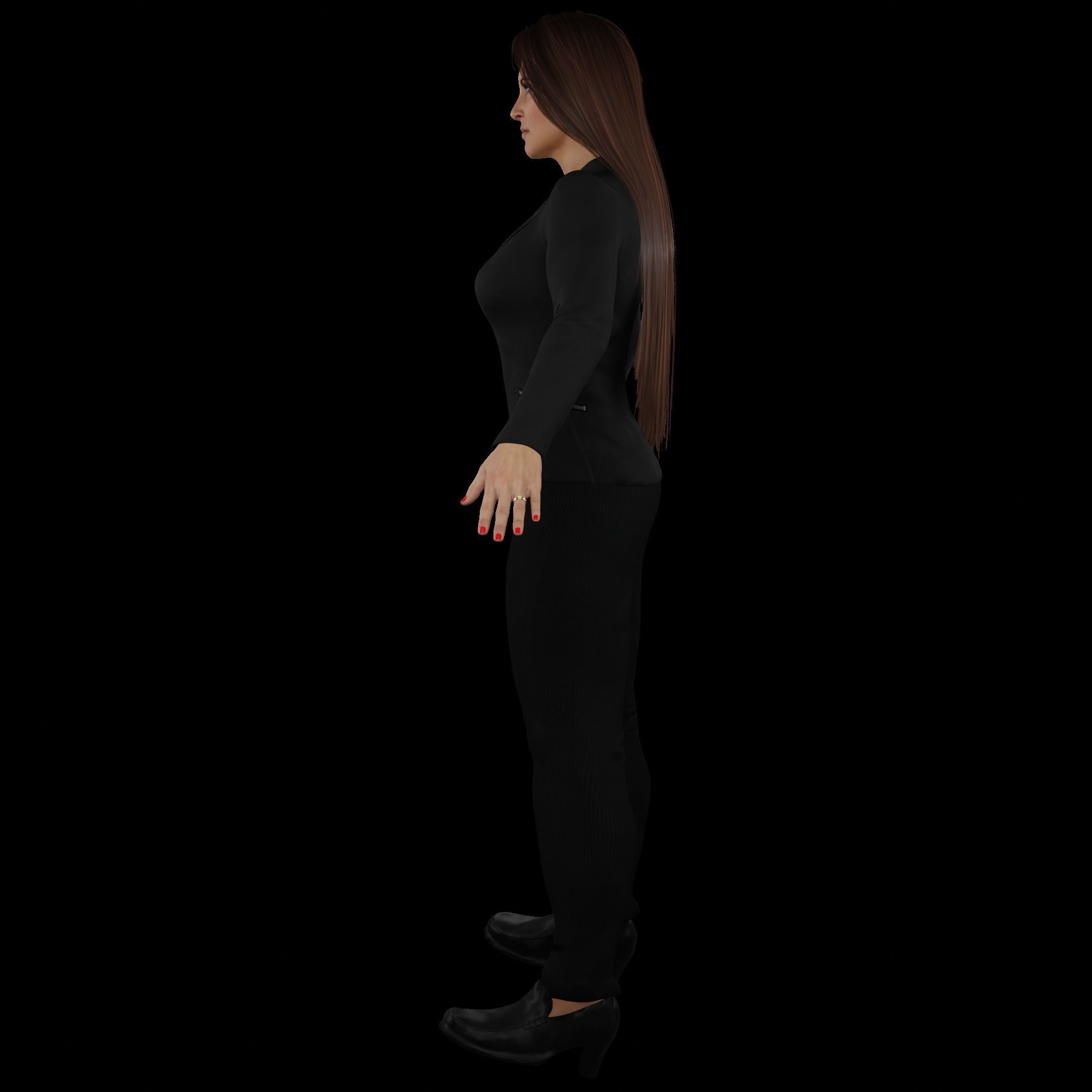 3D model Stephanie McMahon VR / AR / low-poly | CGTrader