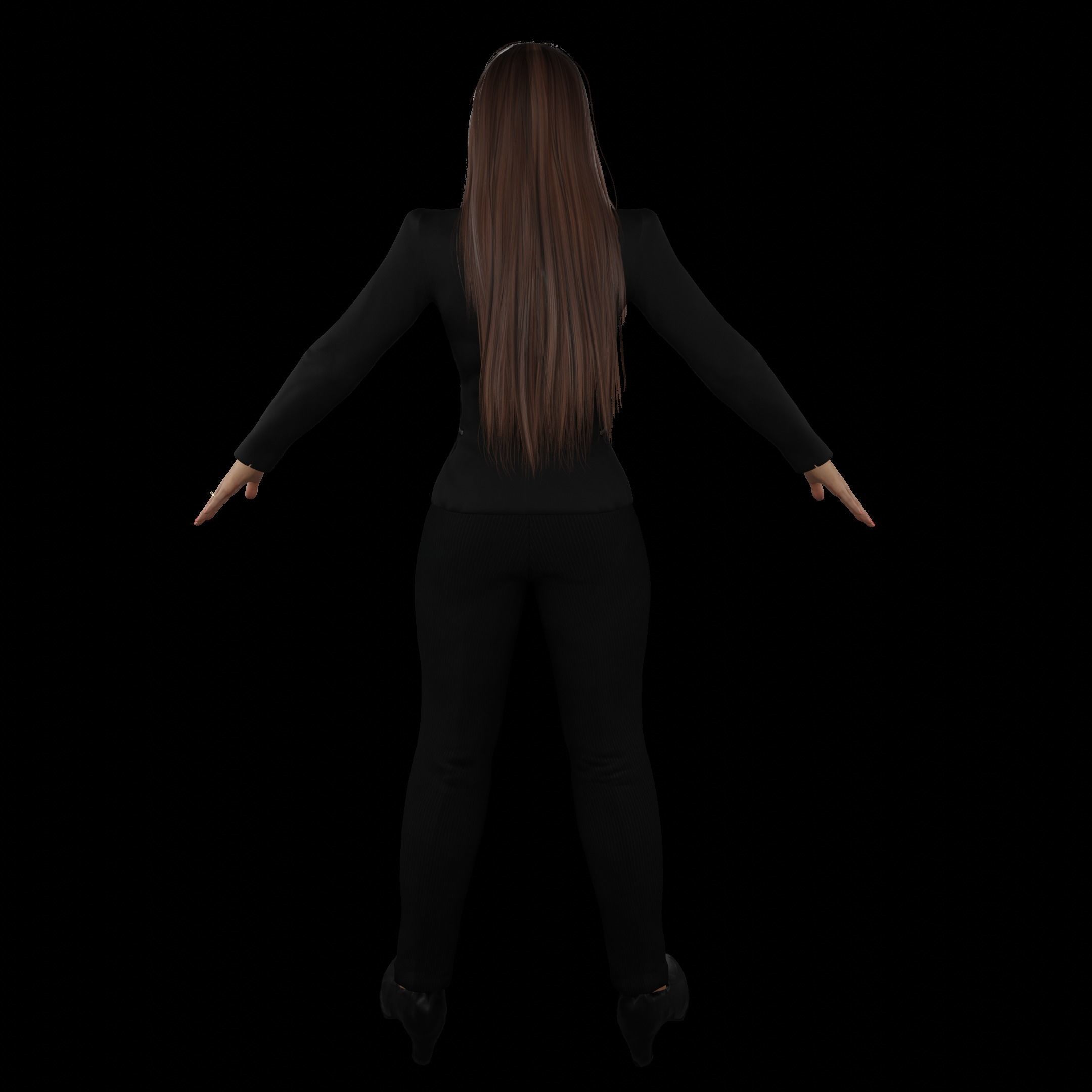 3D model Stephanie McMahon VR / AR / low-poly | CGTrader