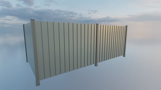 Metal Fence free VR / AR / low-poly 3D model | CGTrader