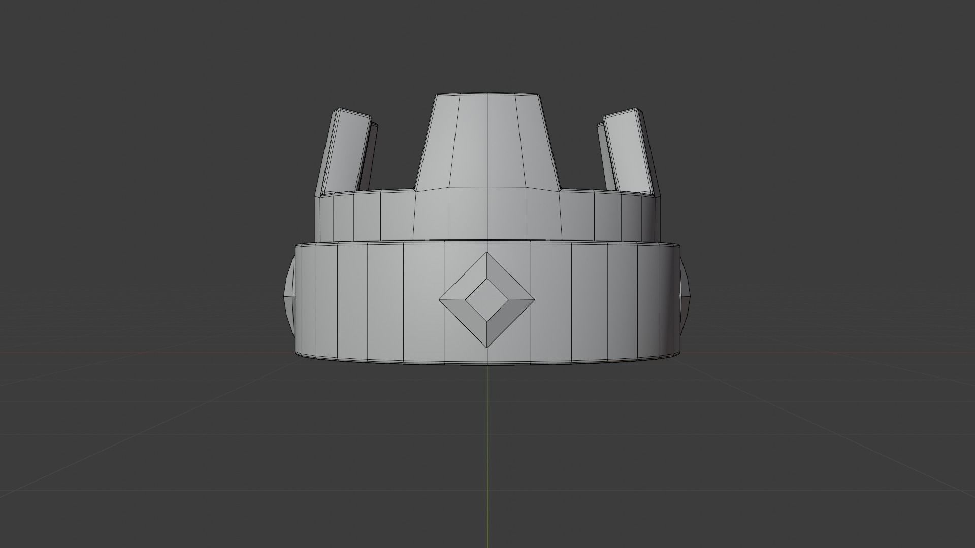 3D Crown Game asset Cartoon icon free VR / AR / low-poly 3D model ...