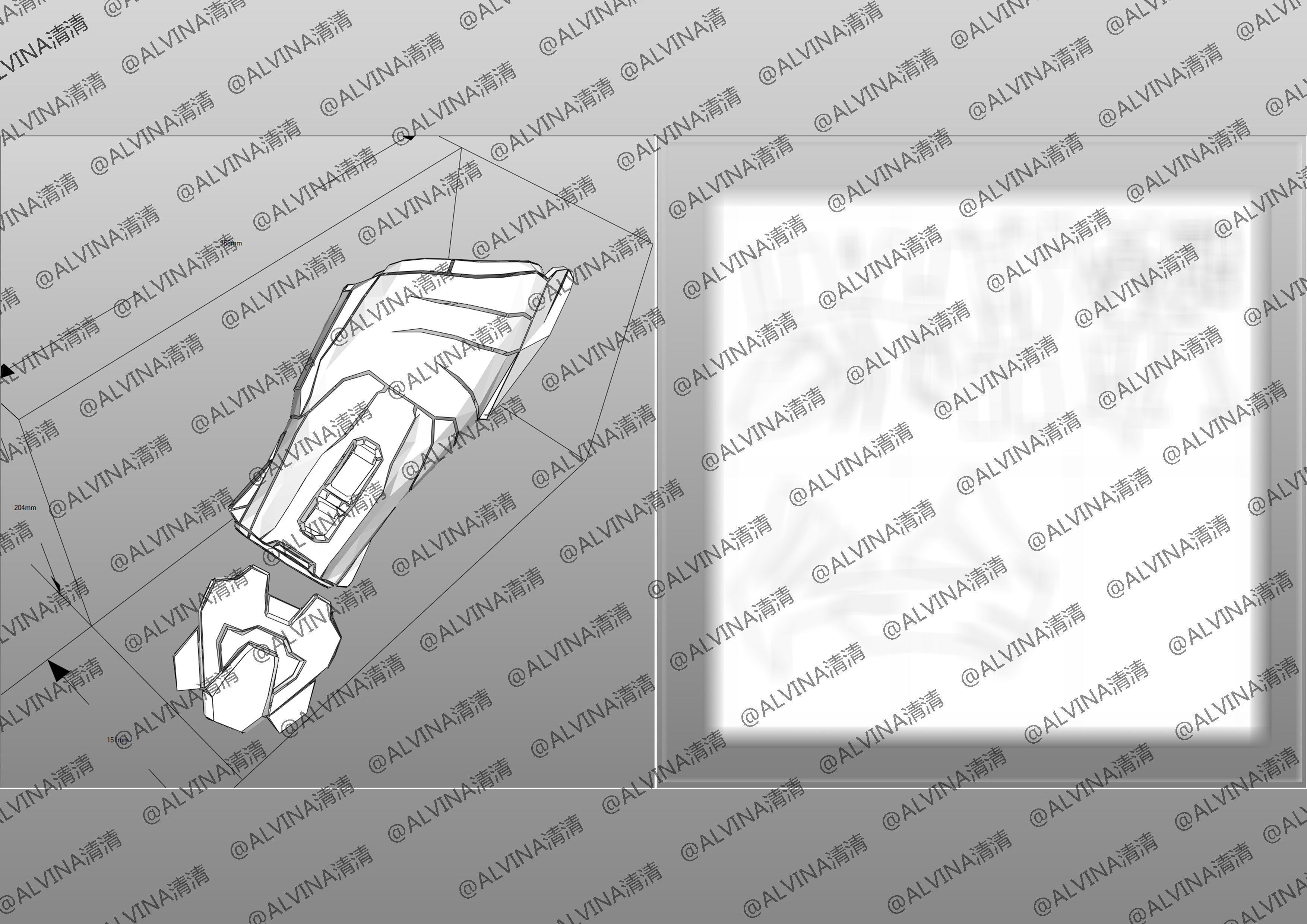 3D model Halo Infinite Master Chief Armor - DIY Cosplay Pepakura Foam ...