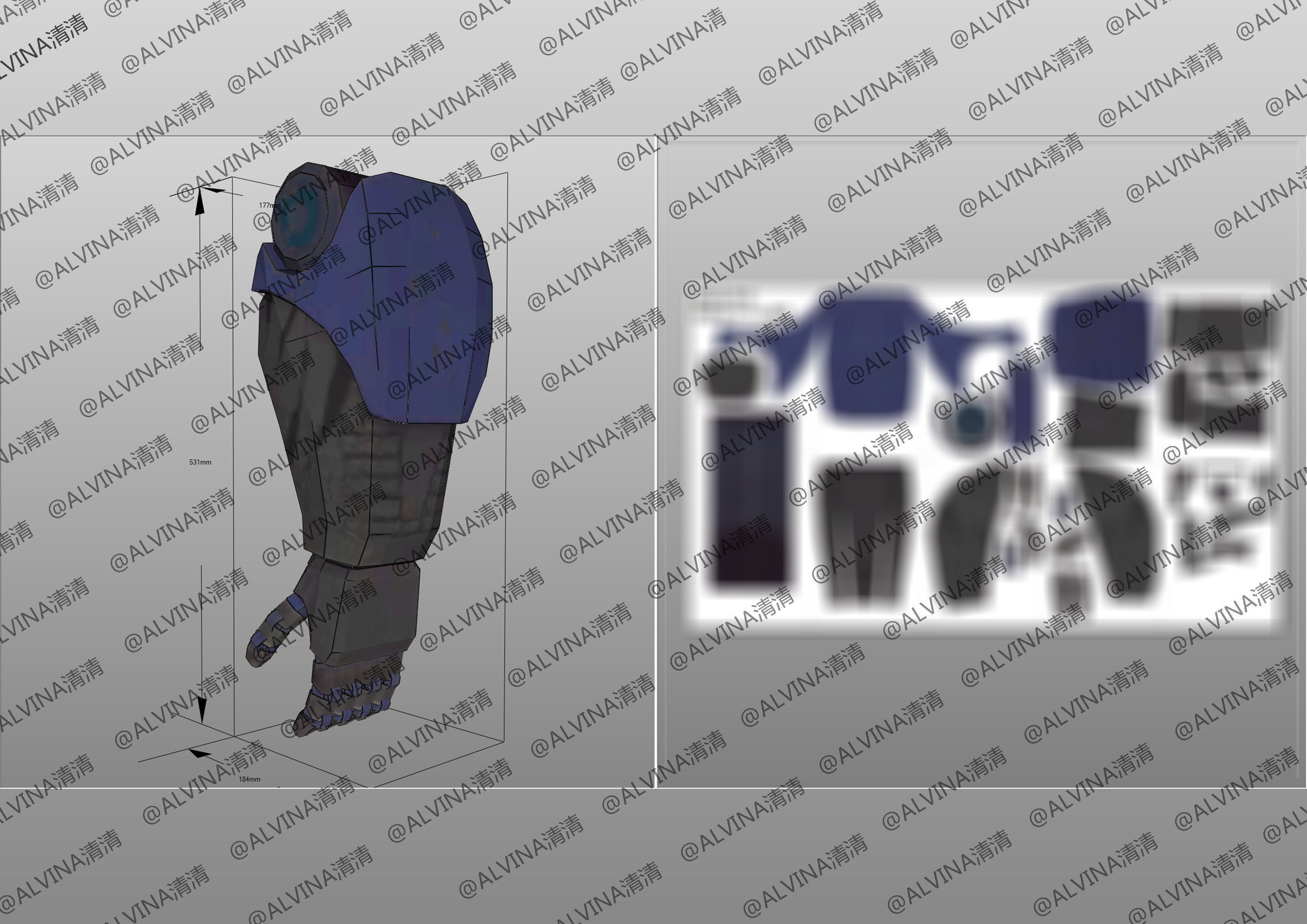 3D model Beast Wars Megatron Armor - DIY Cosplay Pepakura Foam Template ...