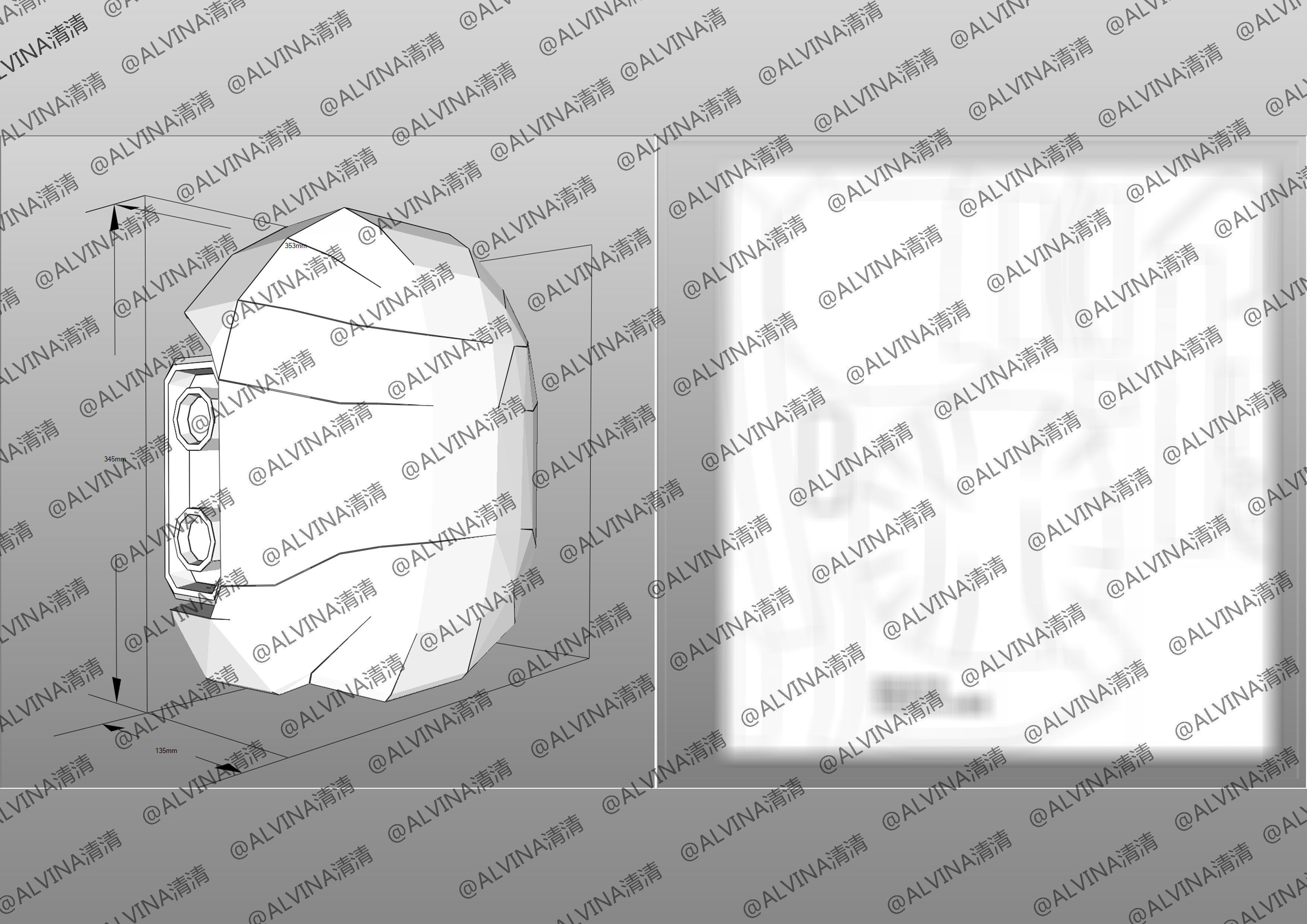 3D model Beast Wars Megatron Armor - DIY Cosplay Pepakura Foam Template ...