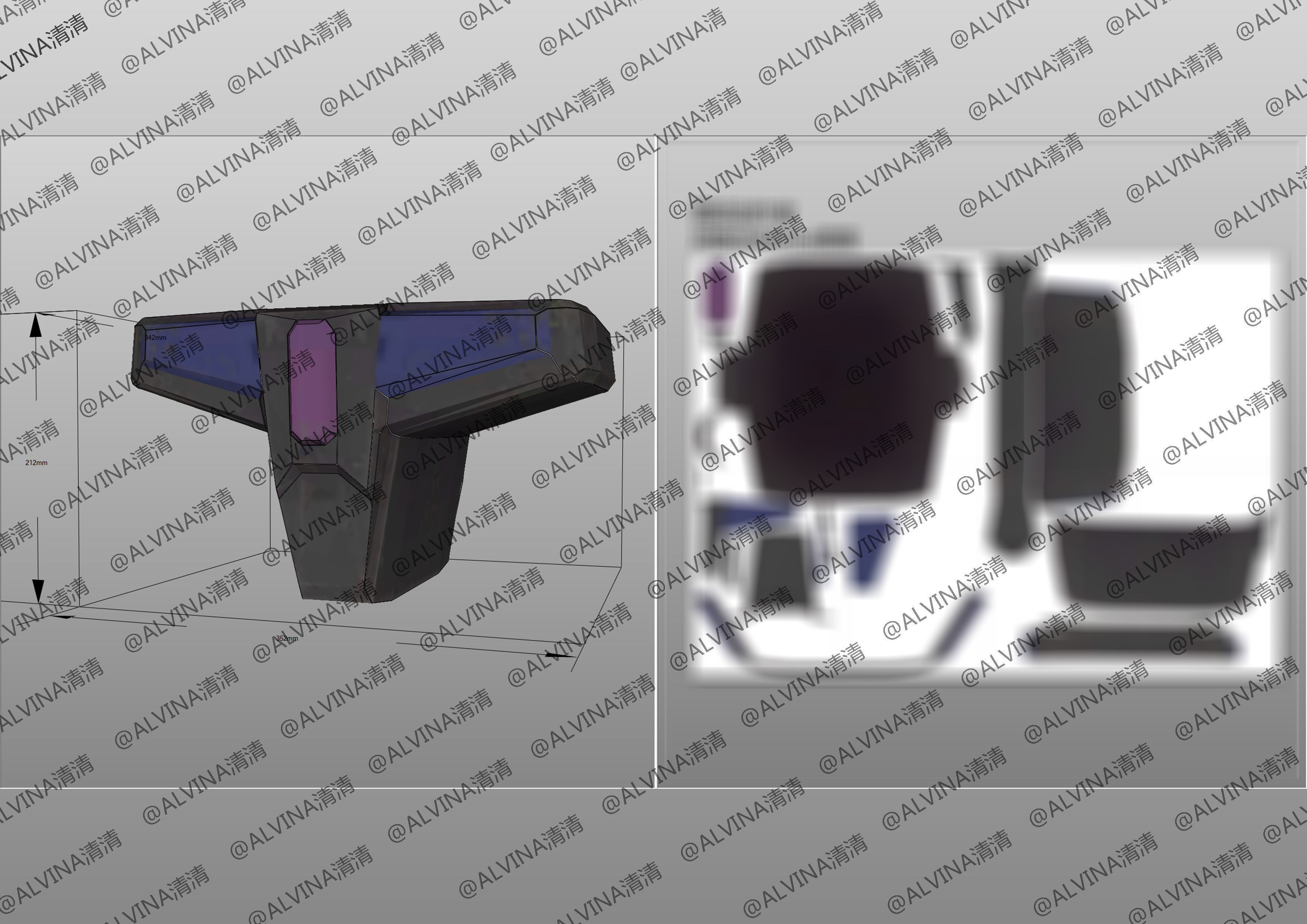 3D model Beast Wars Megatron Armor - DIY Cosplay Pepakura Foam Template ...