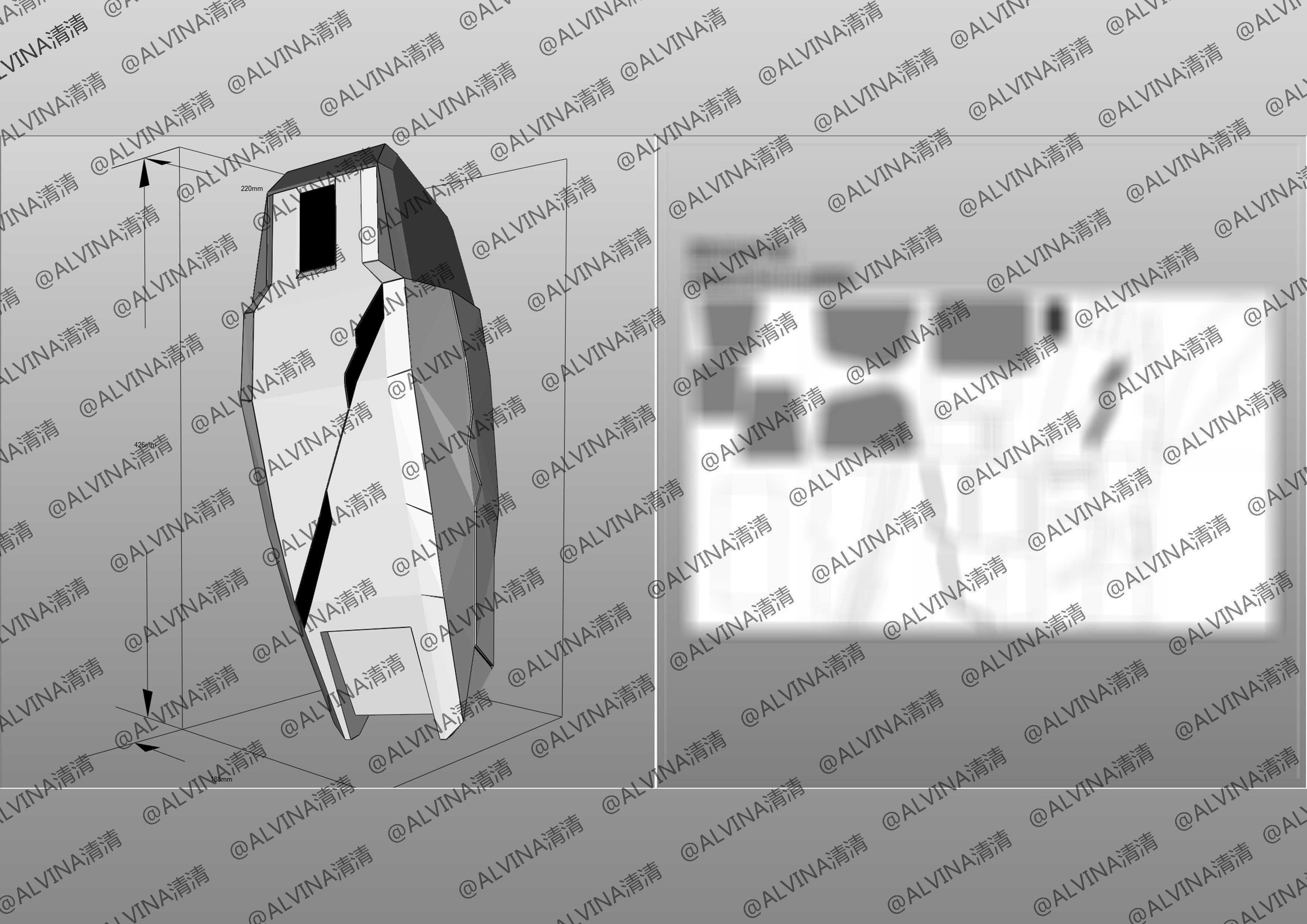 3D model Metal Build Style Destiny Gundam Armor - DIY Cosplay Pepakura ...