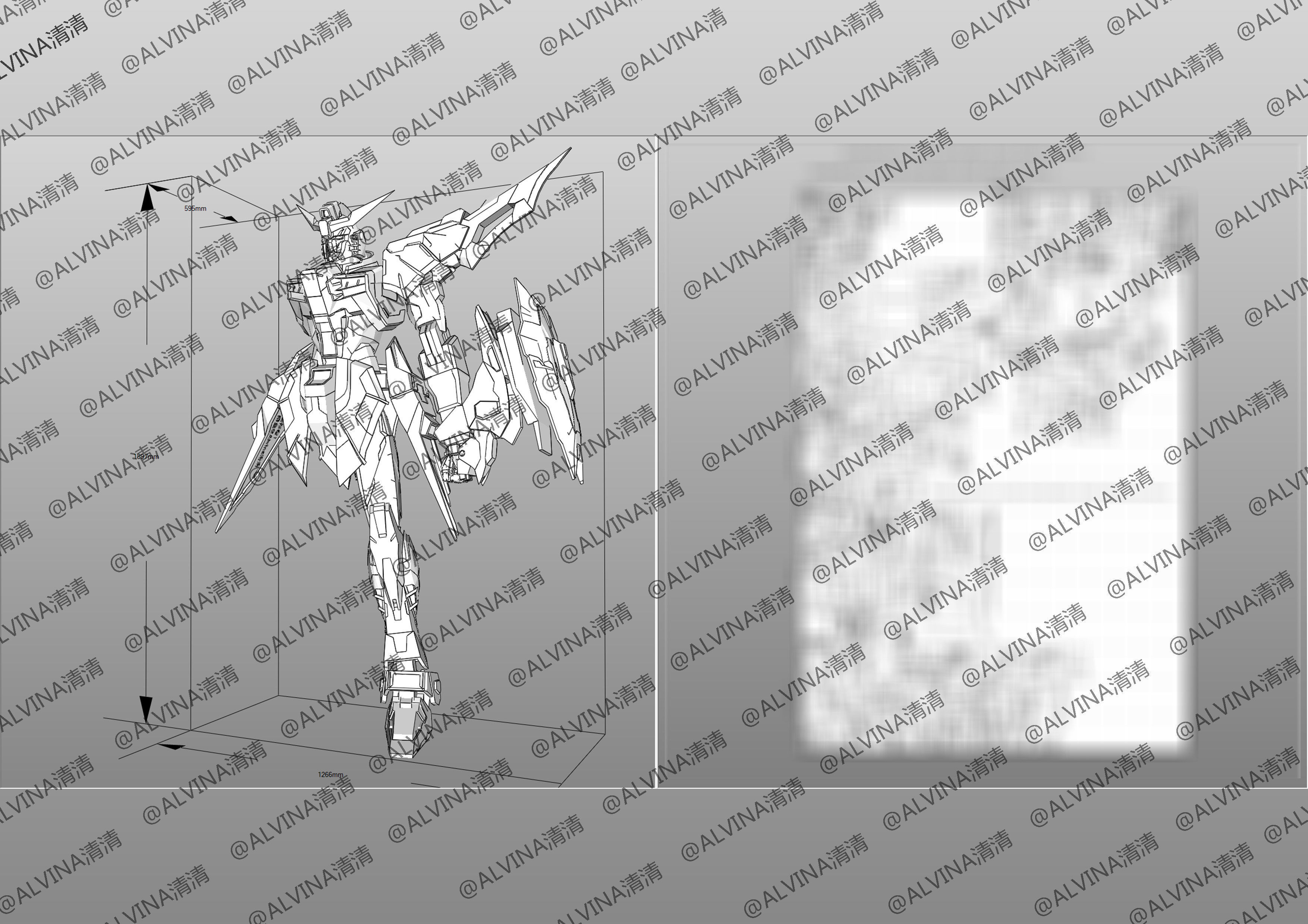 3D model Metal Build Style Destiny Gundam Armor - DIY Cosplay Pepakura ...