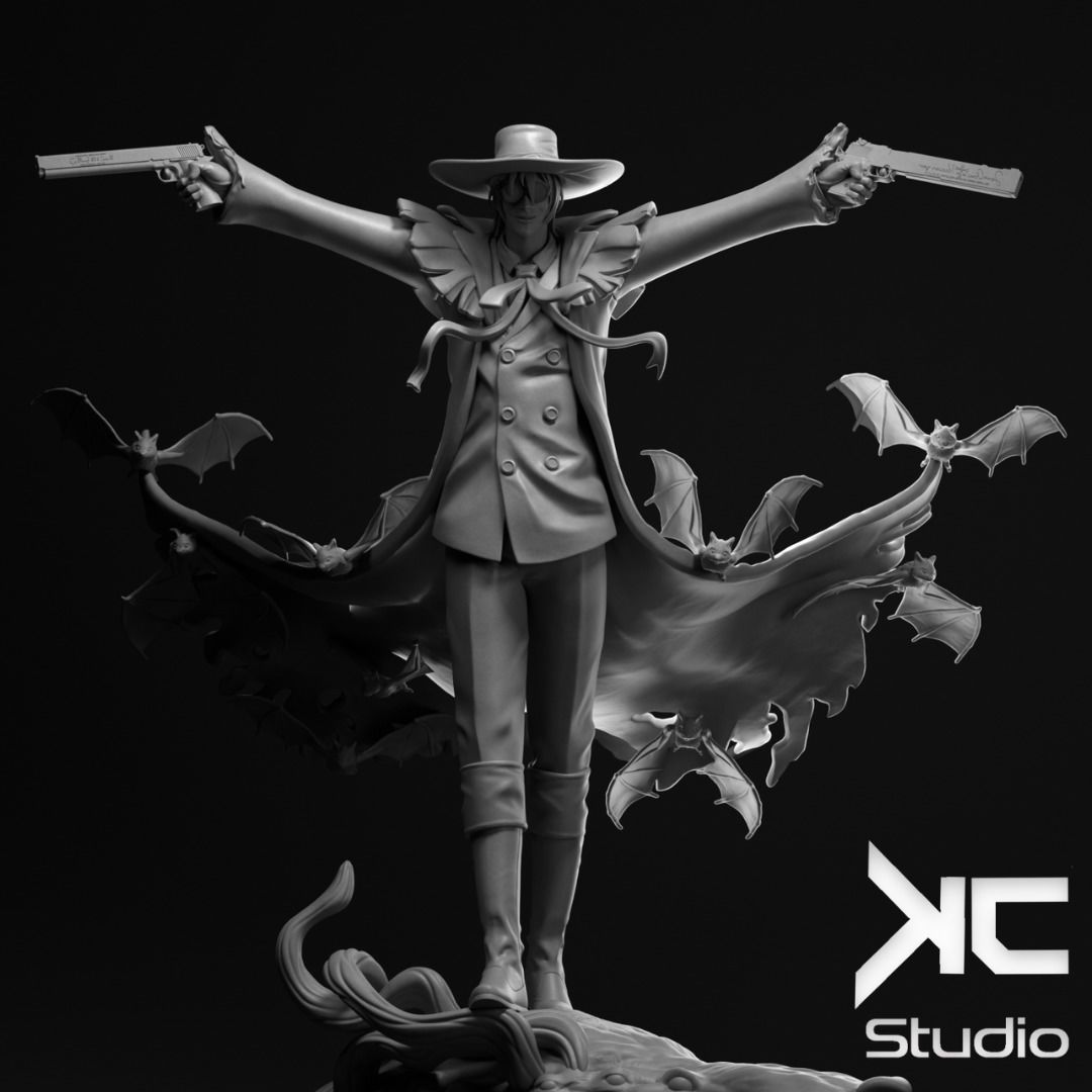 Alucard - Hellsing FanArt 3D model 3D printable | CGTrader