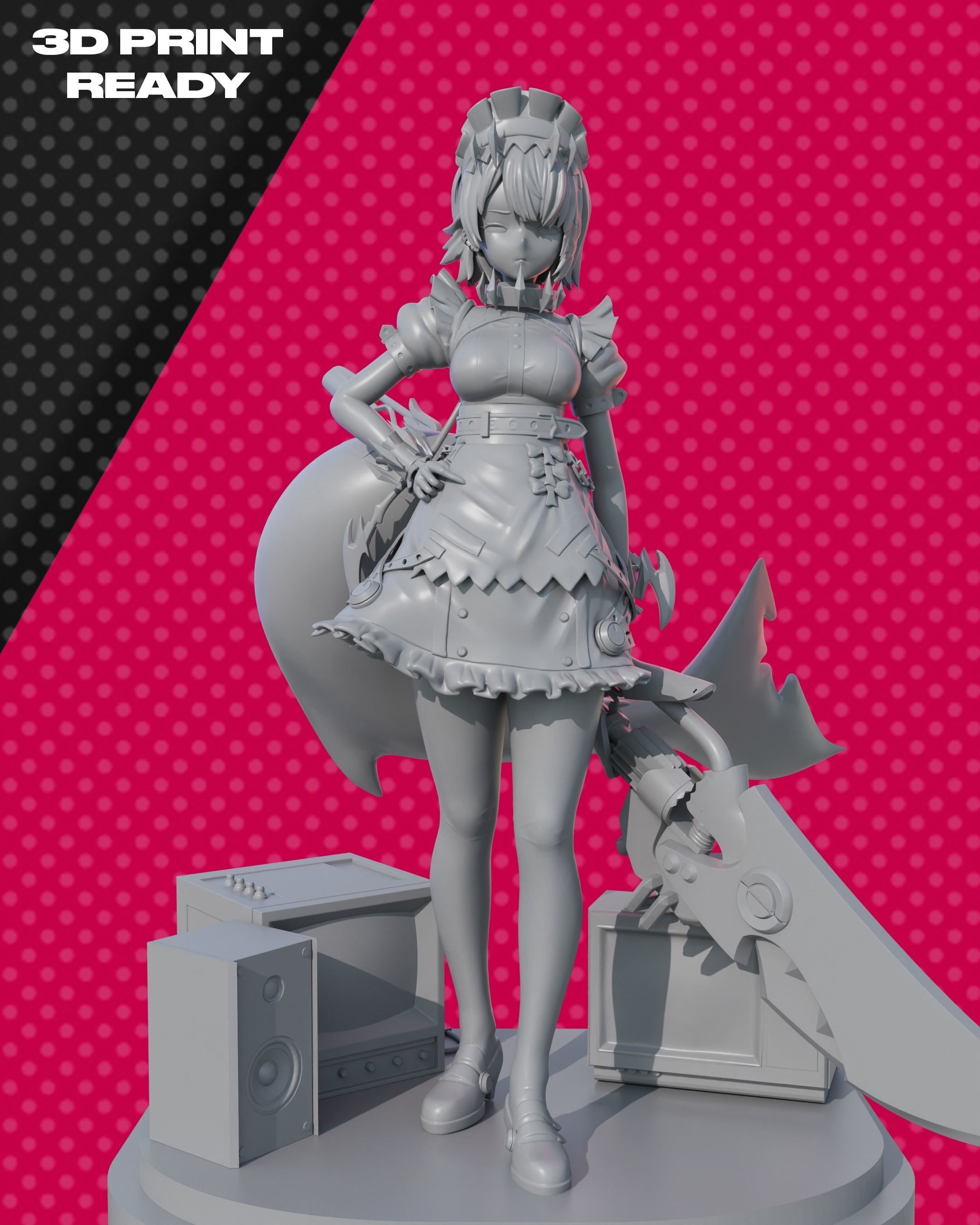 Ellen Joe fan art 3D model 3D printable | CGTrader