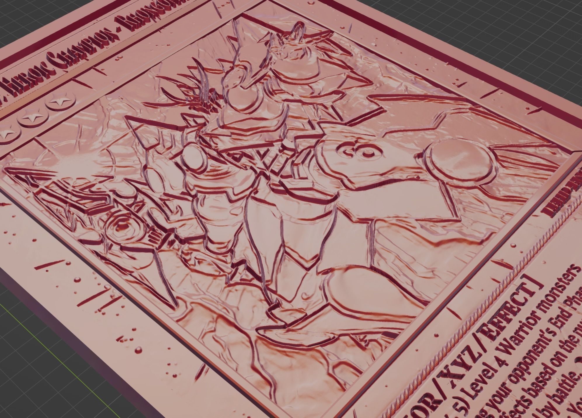 NUMBER 86 HEROIC CHAMPION - RHONGOMYNIAD - YU-GI-OH free 3D model 3D ...