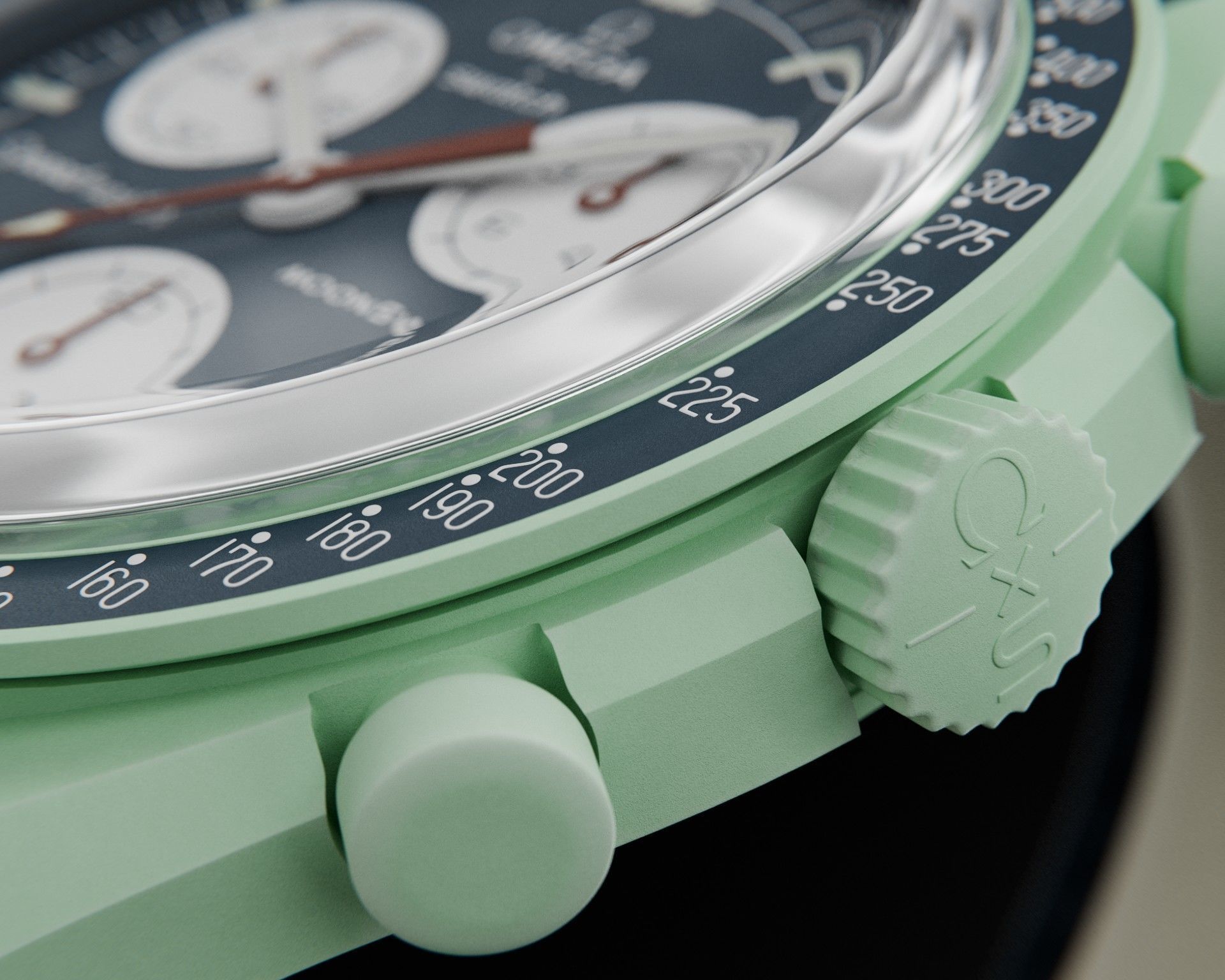 Watch Swatch Omega MoonSwatch Earth 3D model | CGTrader