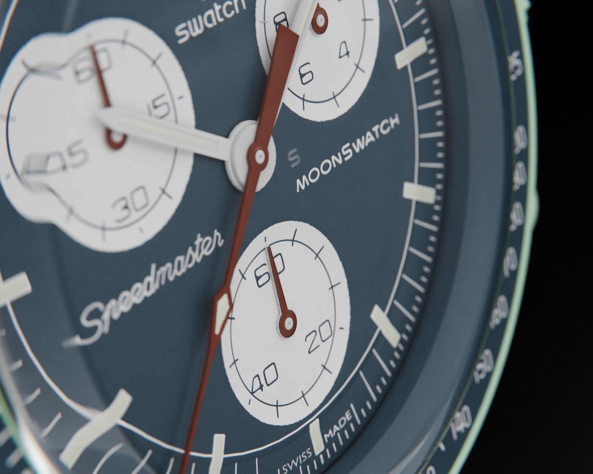 Watch Swatch Omega MoonSwatch Earth 3D model | CGTrader