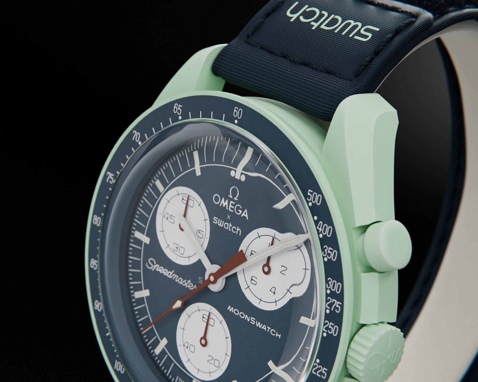 Watch Swatch Omega MoonSwatch Earth 3D model | CGTrader