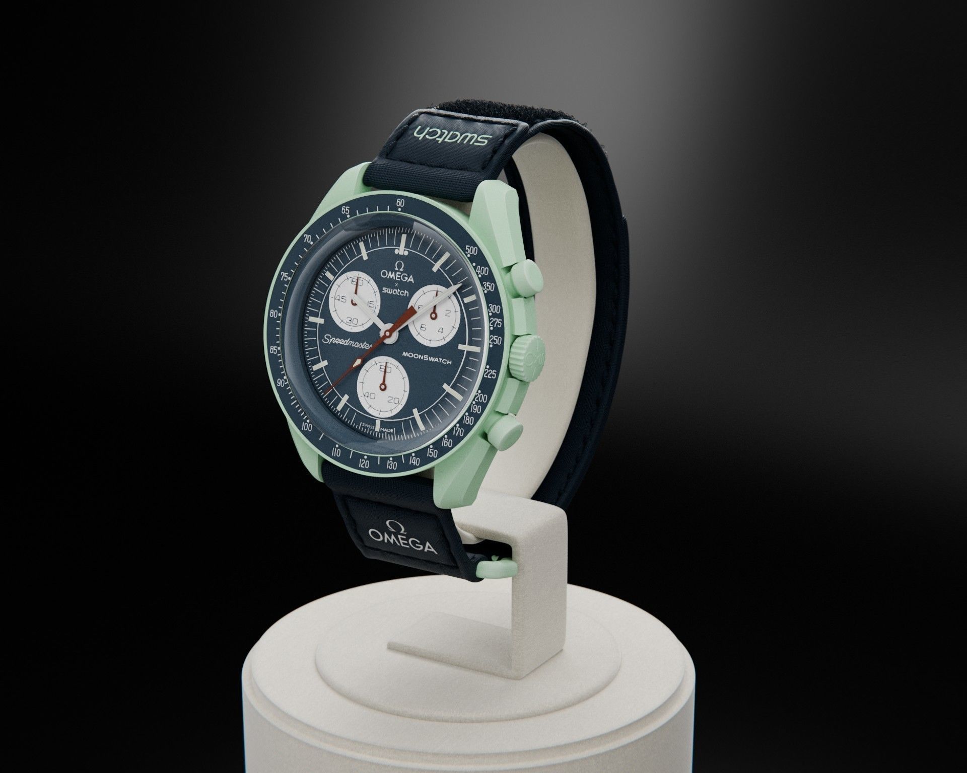 Watch Swatch Omega MoonSwatch Earth 3D model | CGTrader