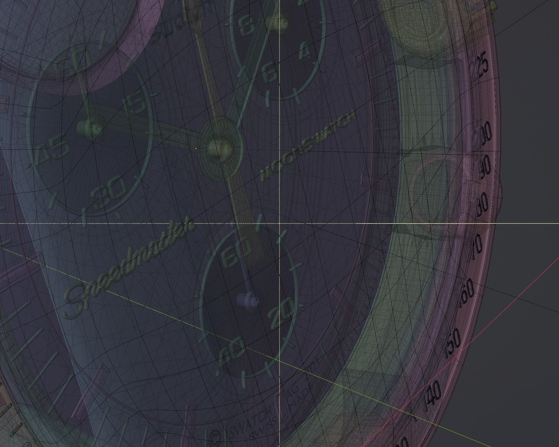 Watch Swatch Omega MoonSwatch Earth 3D model | CGTrader