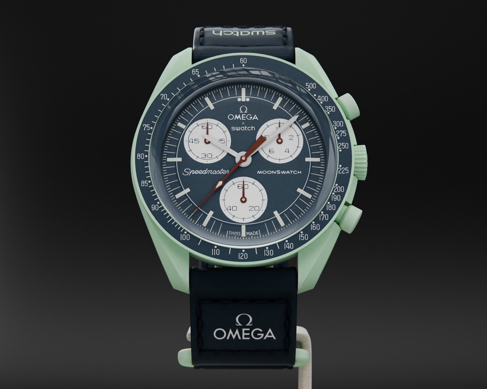 Watch Swatch Omega MoonSwatch Earth 3D model | CGTrader