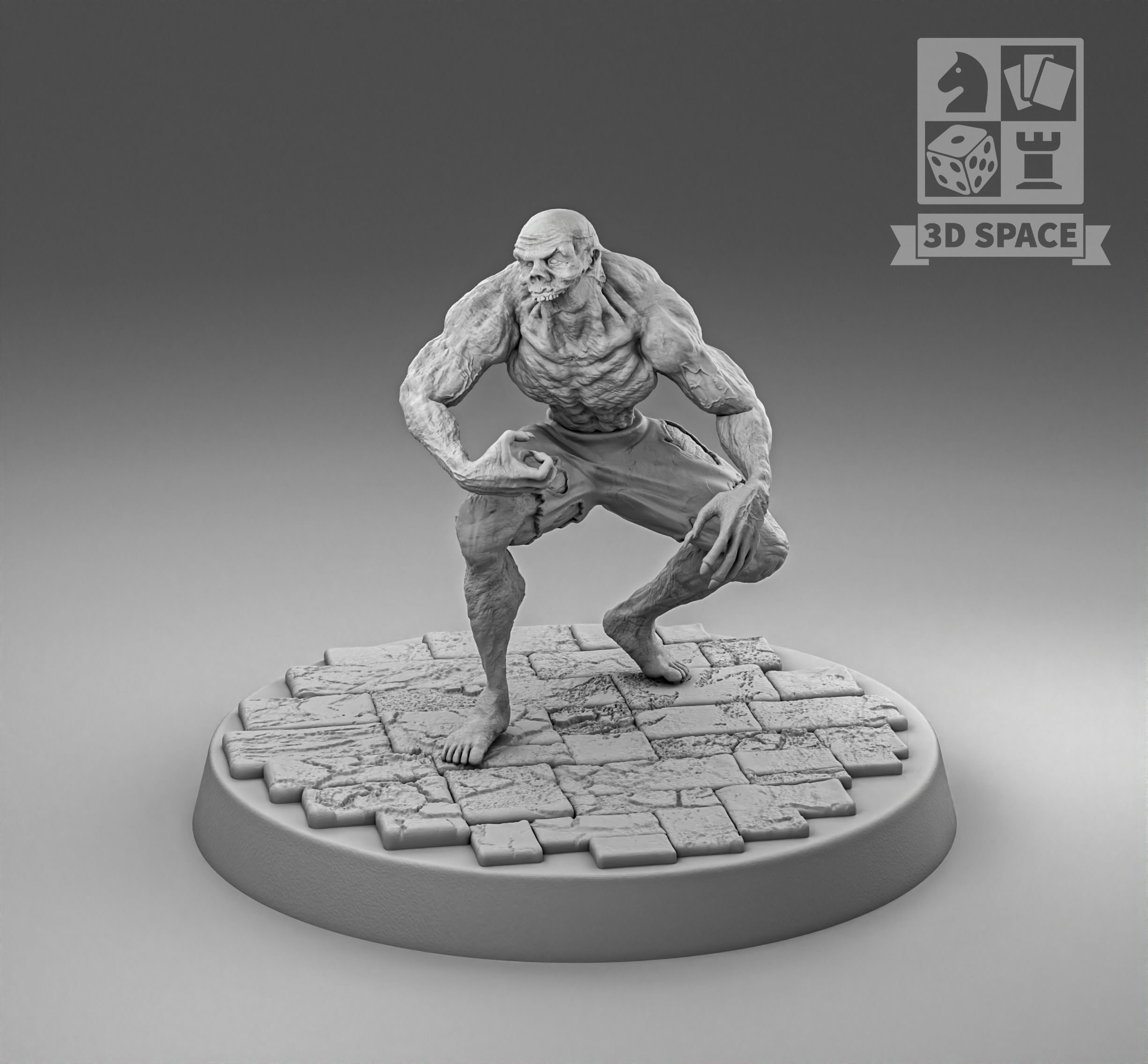 Apocalypse ZombieJumper 3D model 3D printable | CGTrader