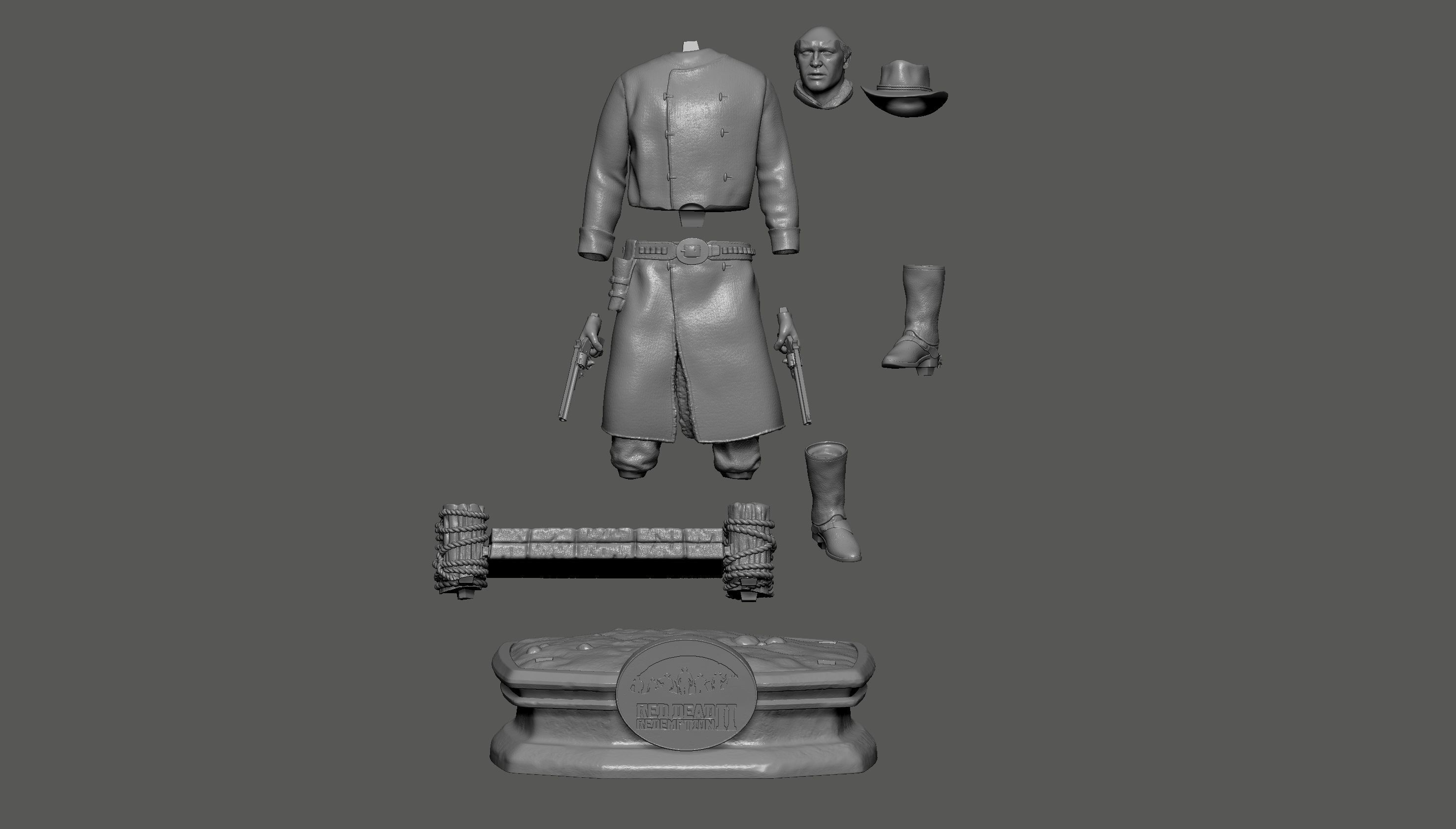 Arthur Morgan - Red Dead Redemption 2 3D model 3D printable | CGTrader