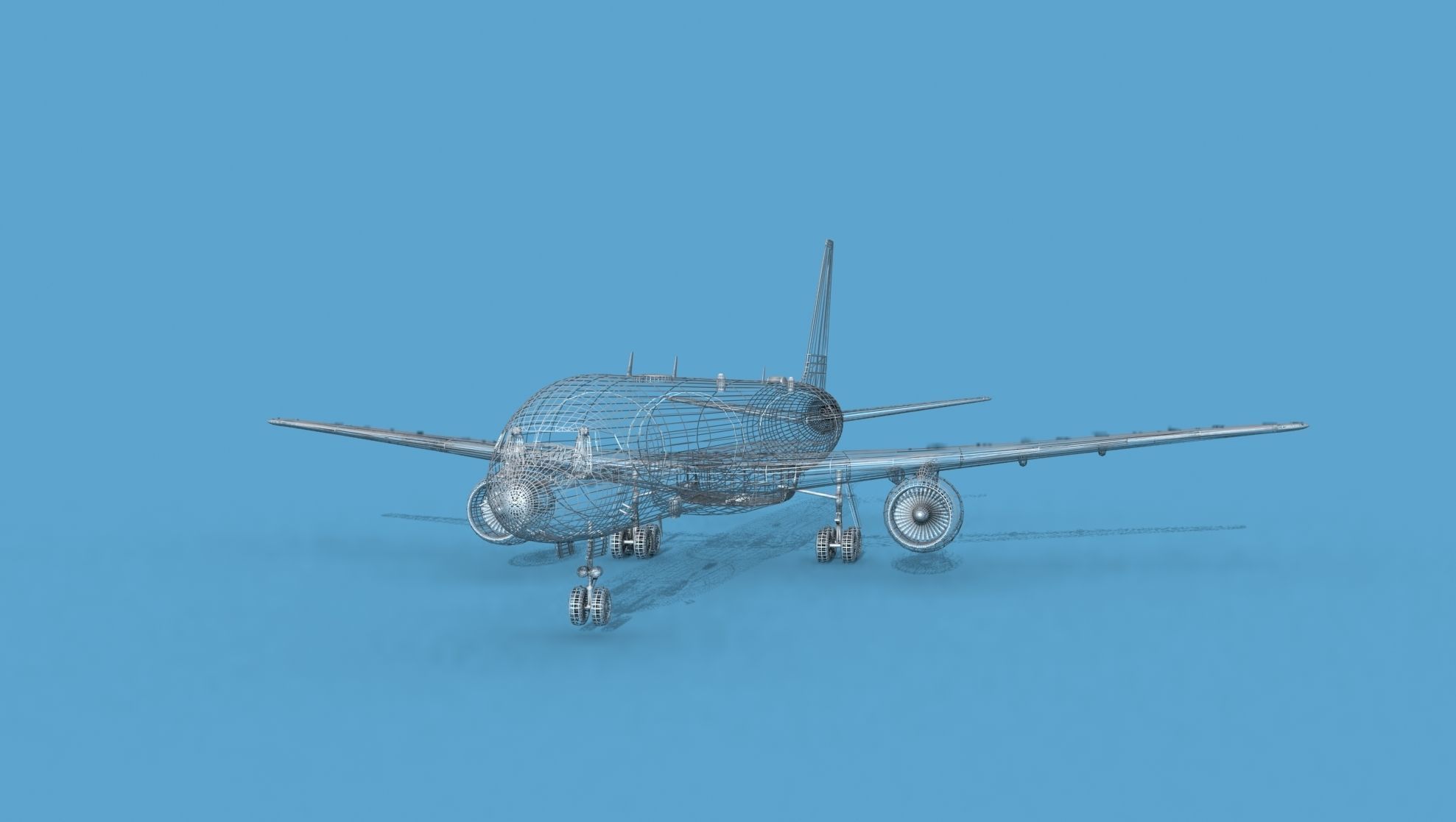 Boeing C-32A US Navy V01 3D model animated rigged | CGTrader