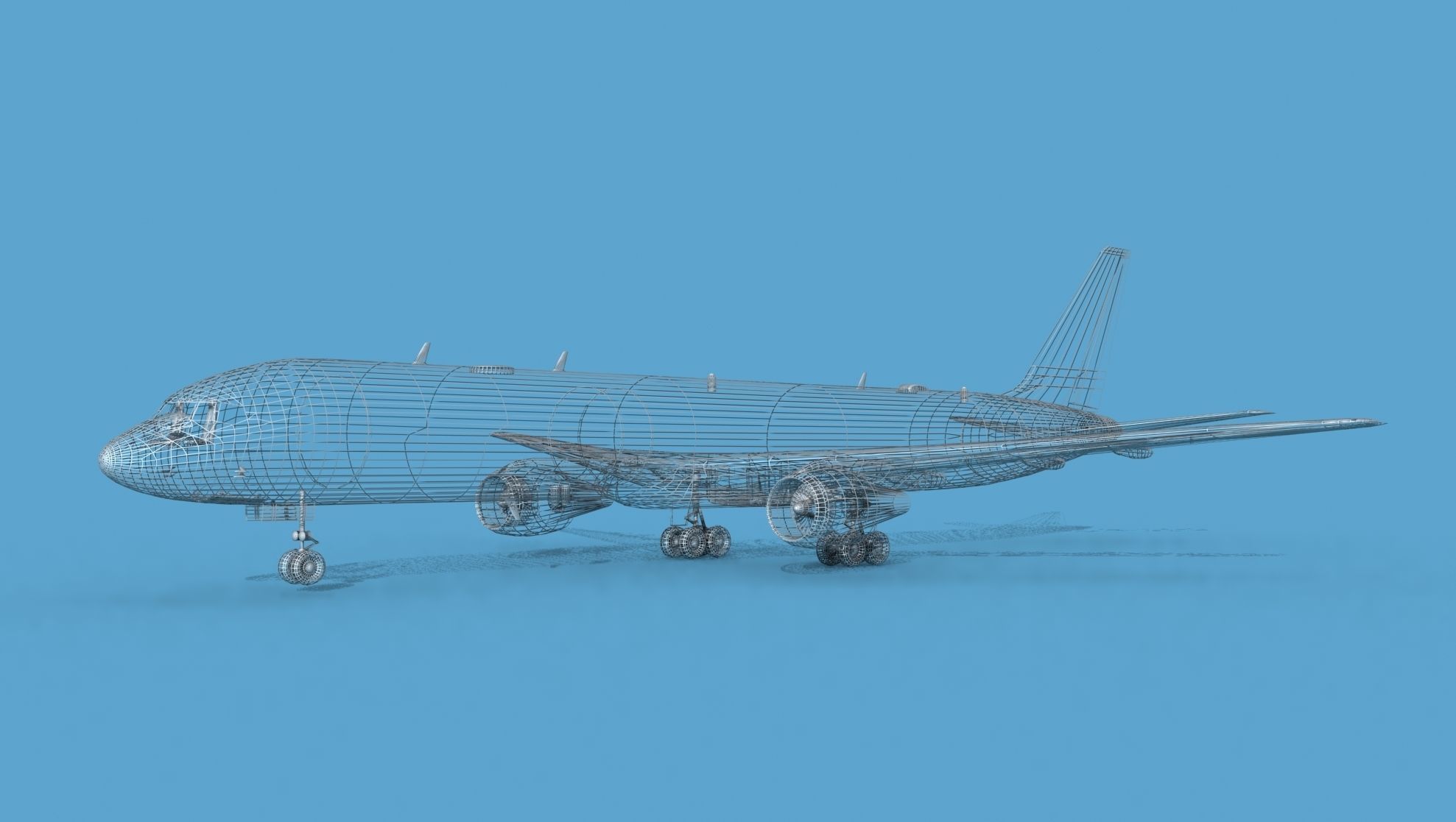 Boeing C-32A US Navy V01 3D model animated rigged | CGTrader