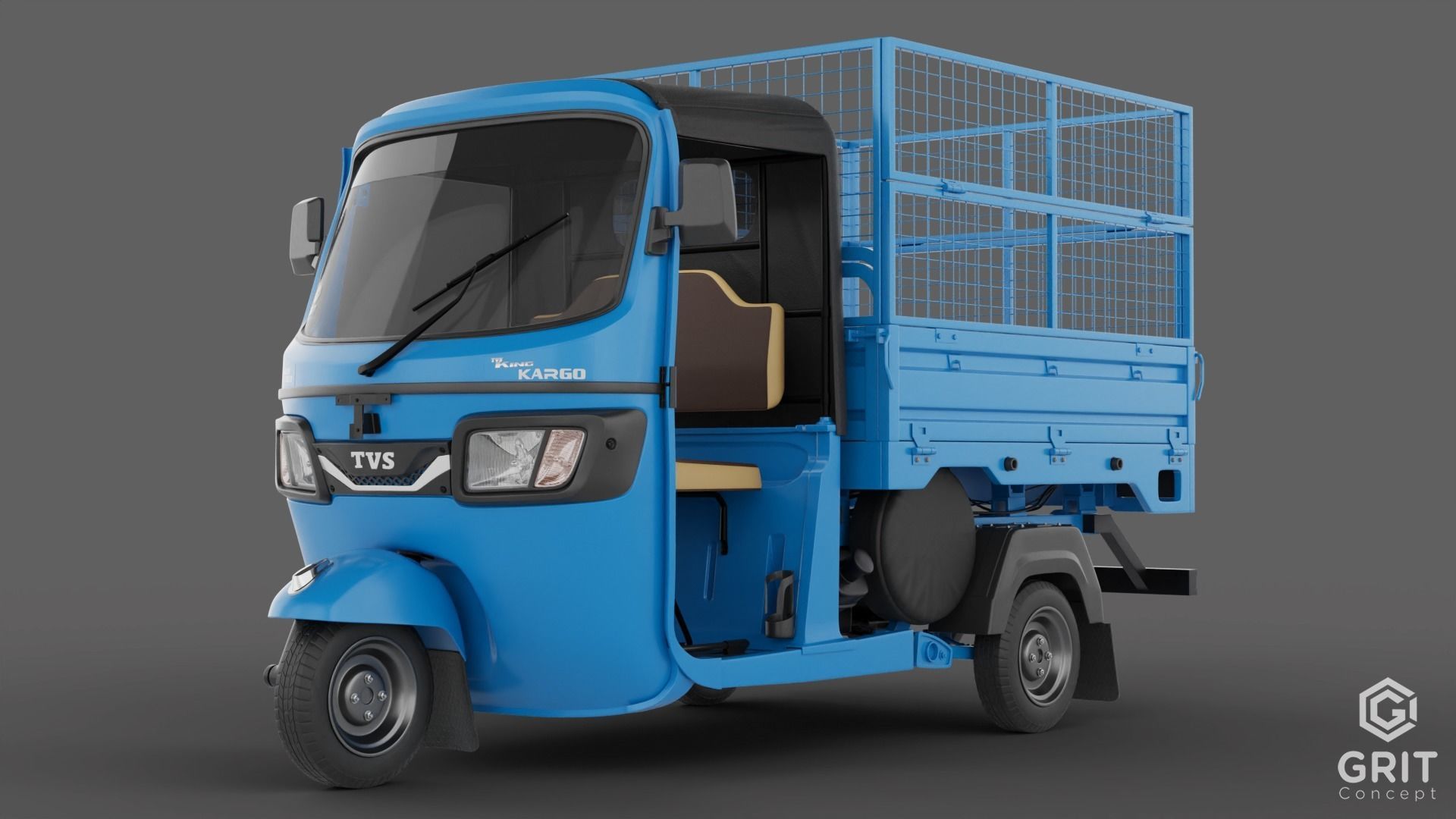TRICYCLE - RICKSHAW BAJAJ 3D MODEL Low-poly 3D model 3D model | CGTrader