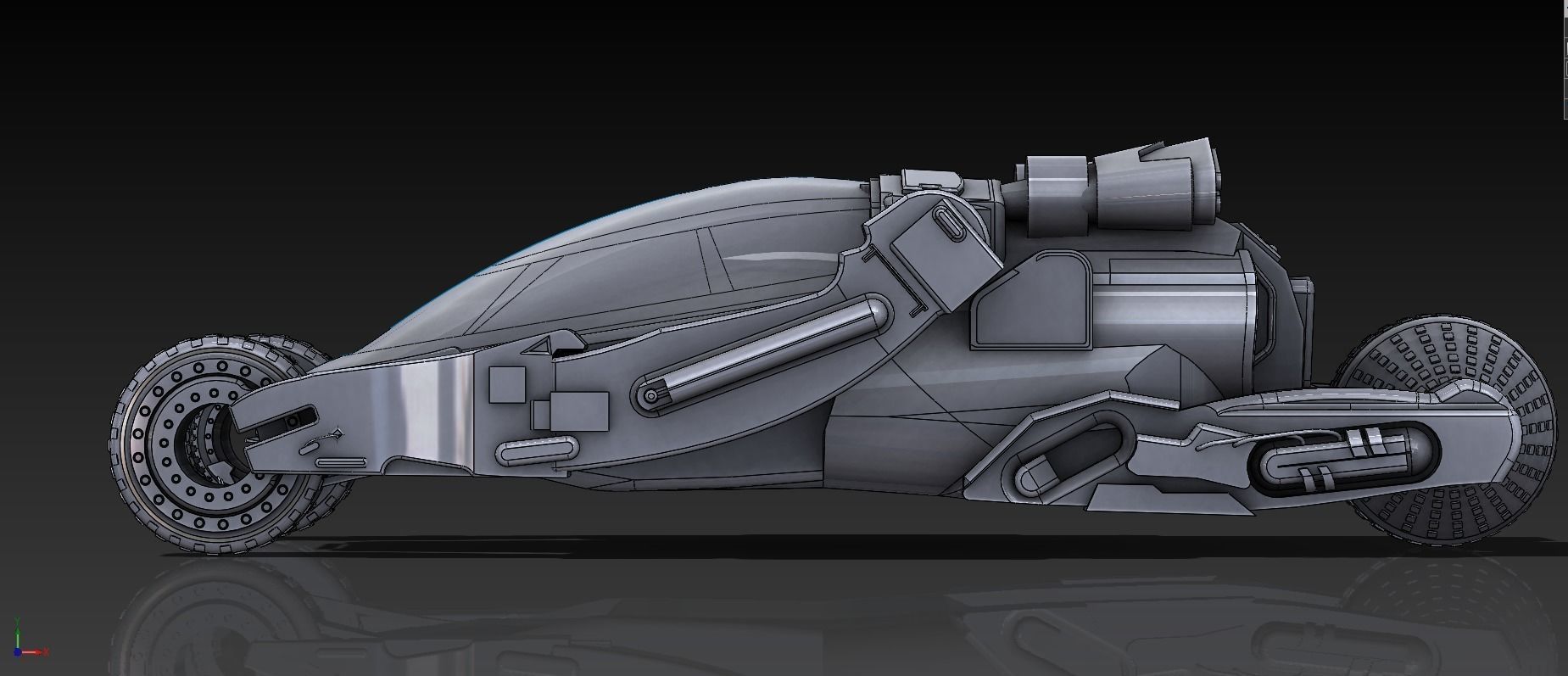 3D model BUJJI CAR VR / AR / low-poly | CGTrader