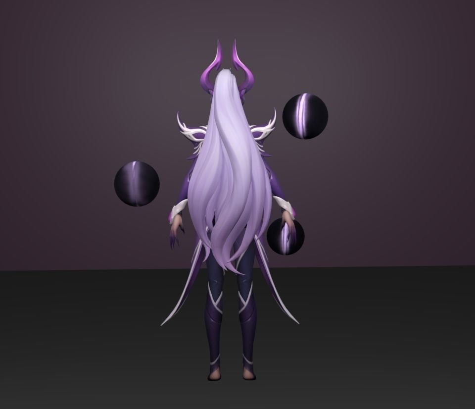 syndra 3D model animated rigged | CGTrader