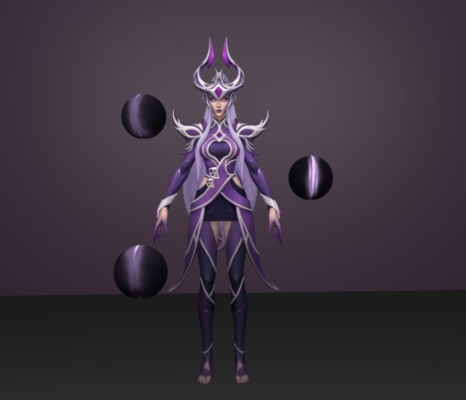 syndra 3D model animated rigged | CGTrader