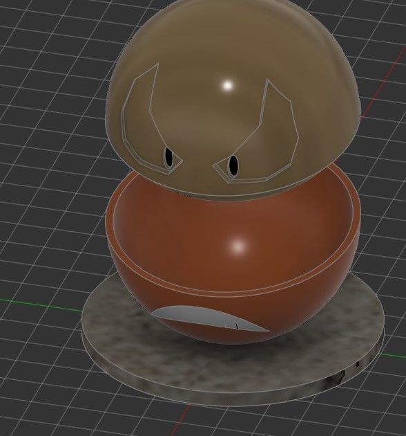 Pokemon 0101 Electrode Hisui 3D model | CGTrader