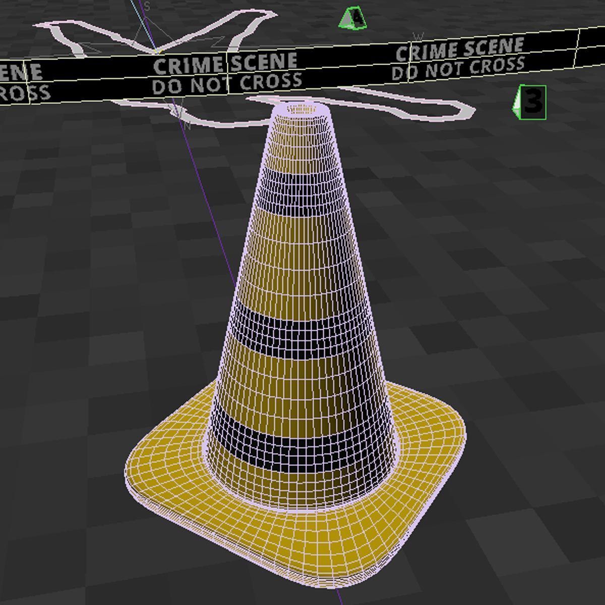 Crime scene 3D model | CGTrader