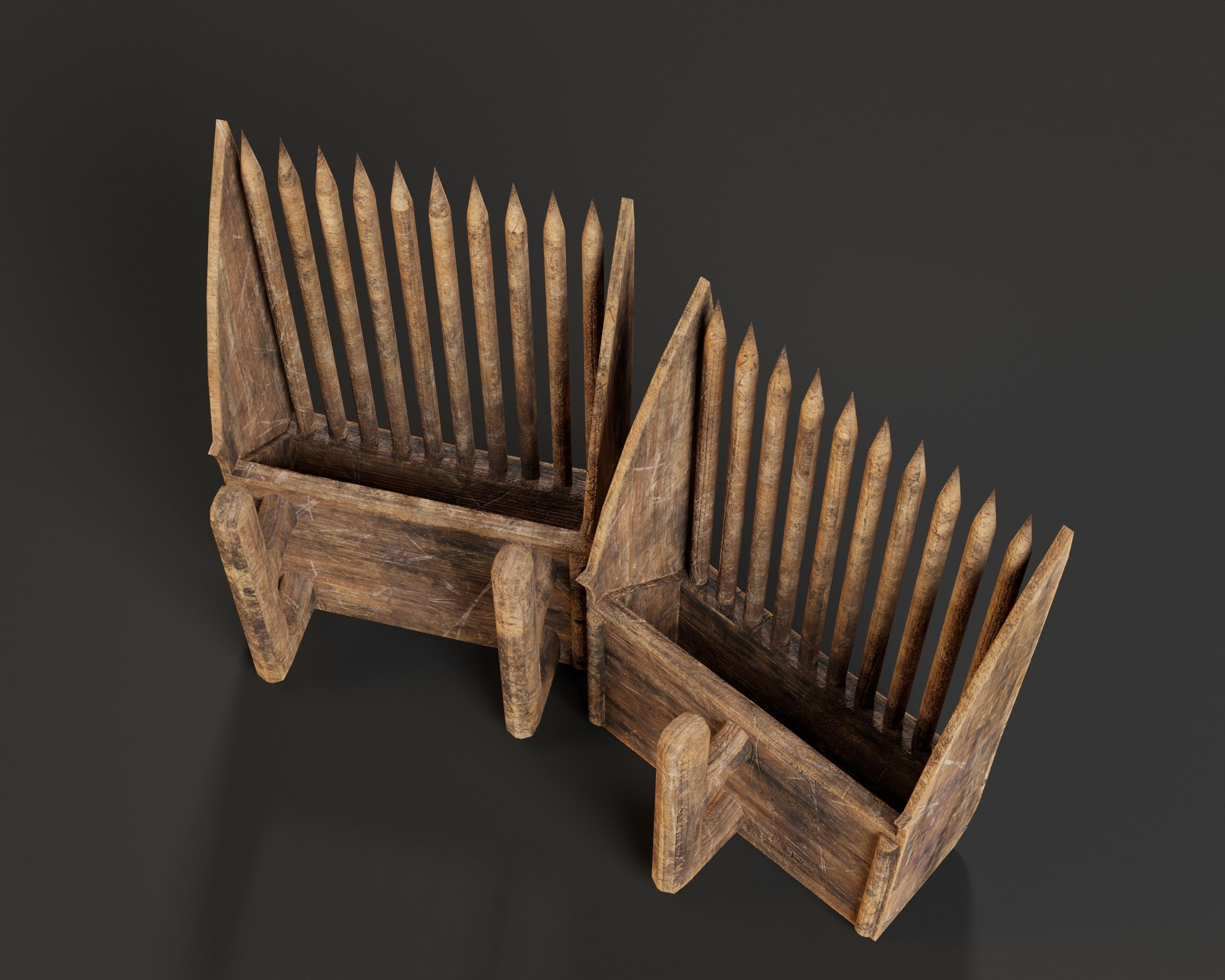 3D model Medieval Berry Picker VR / AR / low-poly | CGTrader